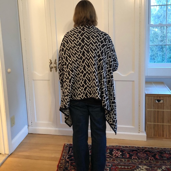 Simply Be | Sweaters | Simplybe Label Be Comfy Black And White Cardigan ...